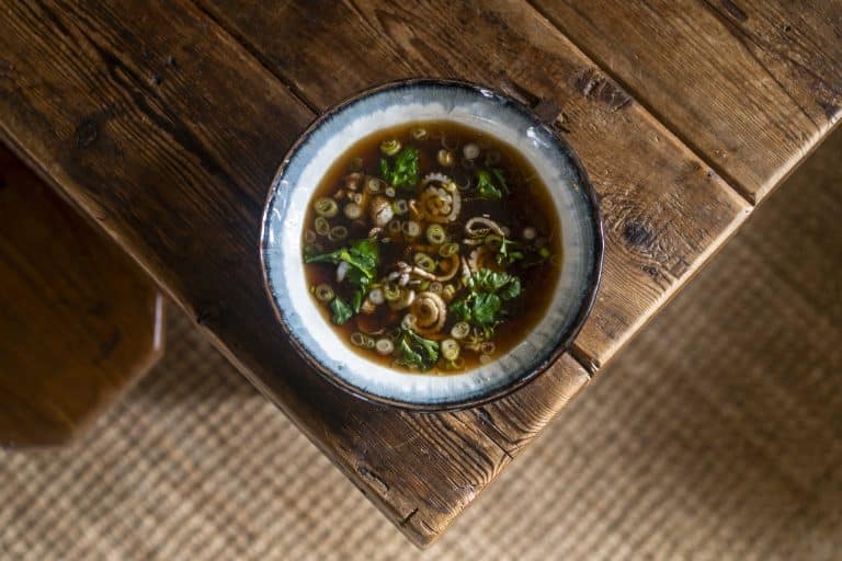 Shitake & Squid Broth - Tom Aikens