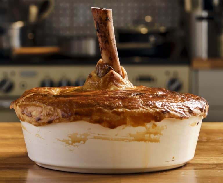 Braised Lamb Shank Pie, Barley & Parsley Pie - Tom Aikens
